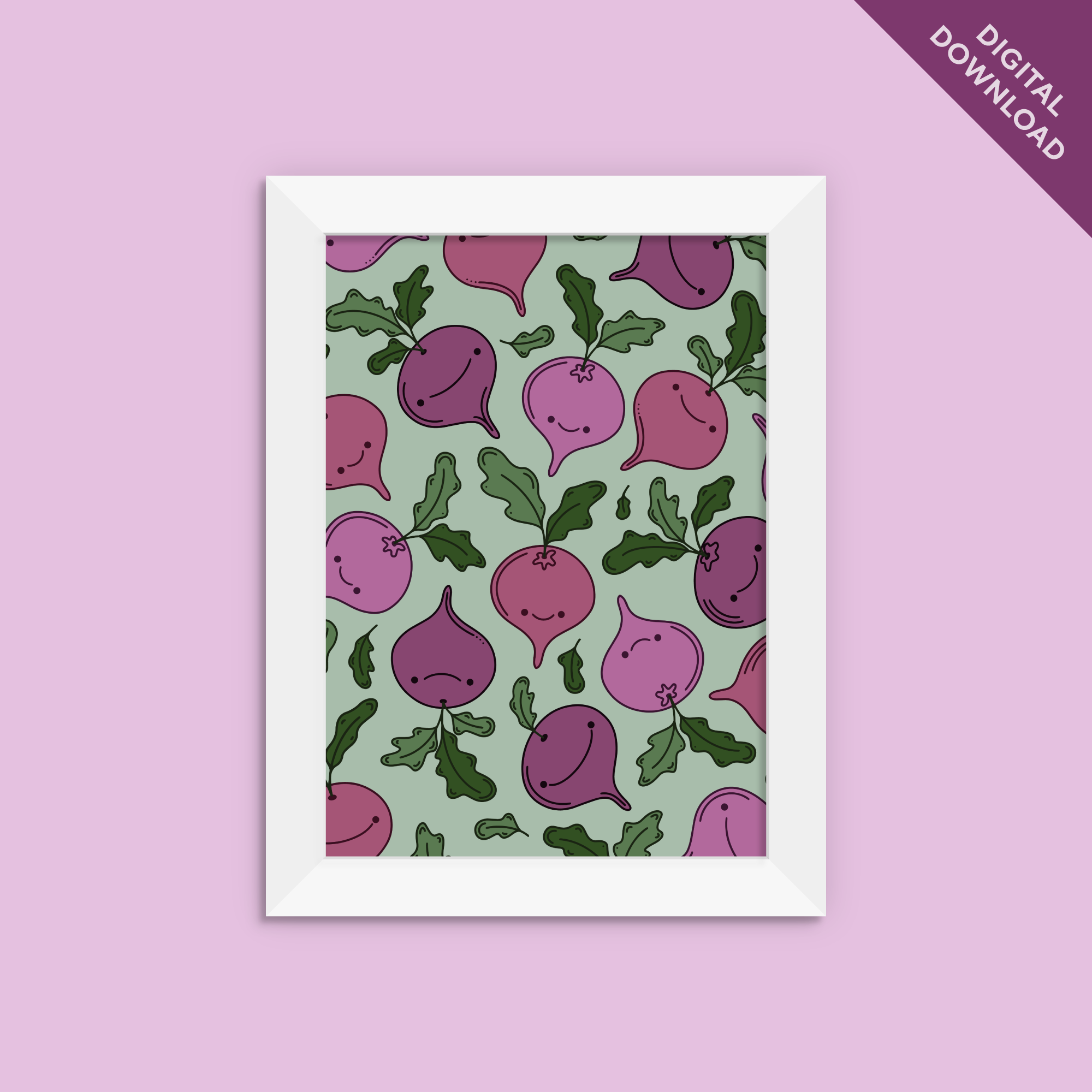 Beets Illustration - Melissa Carter Design