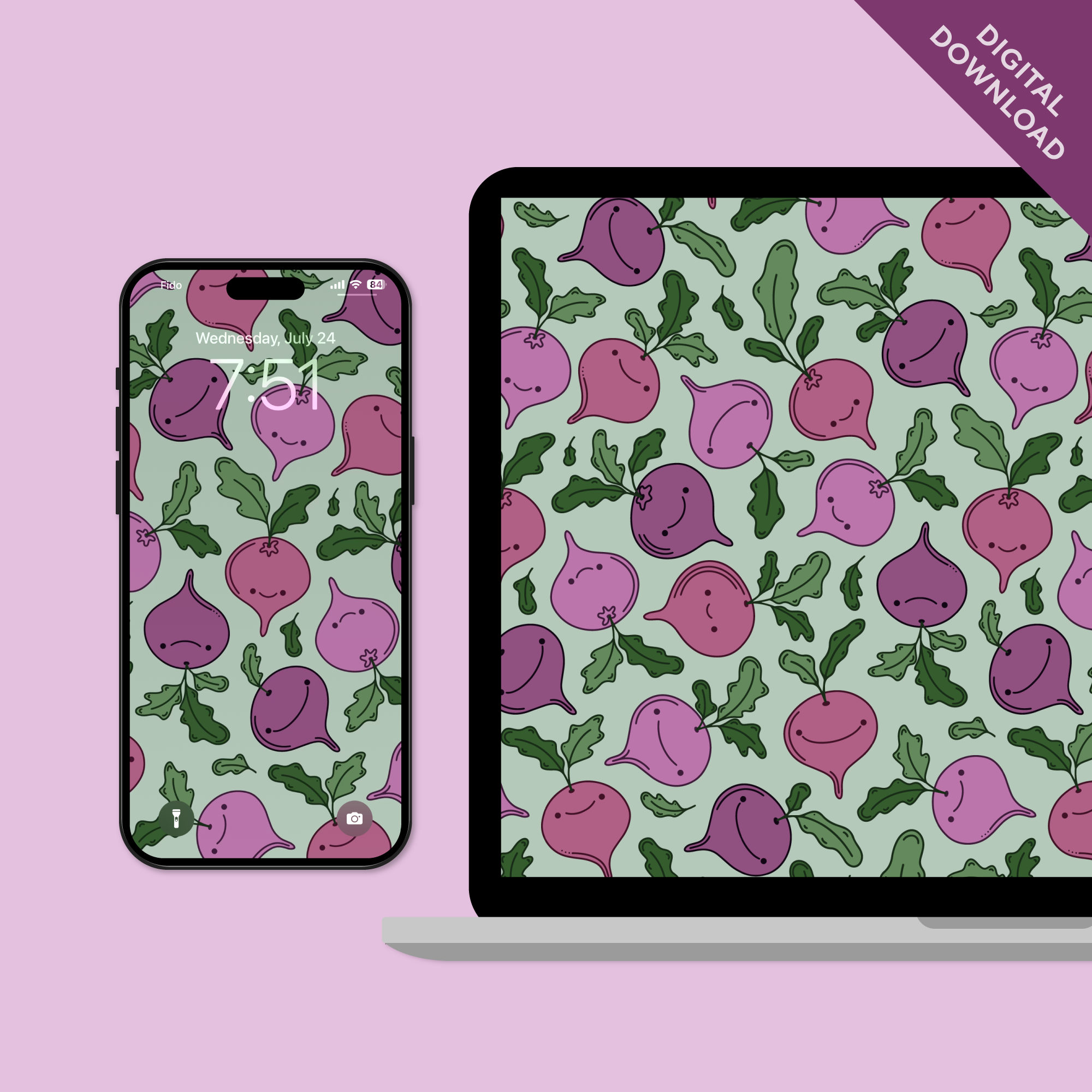 Beets Illustration - Melissa Carter Design